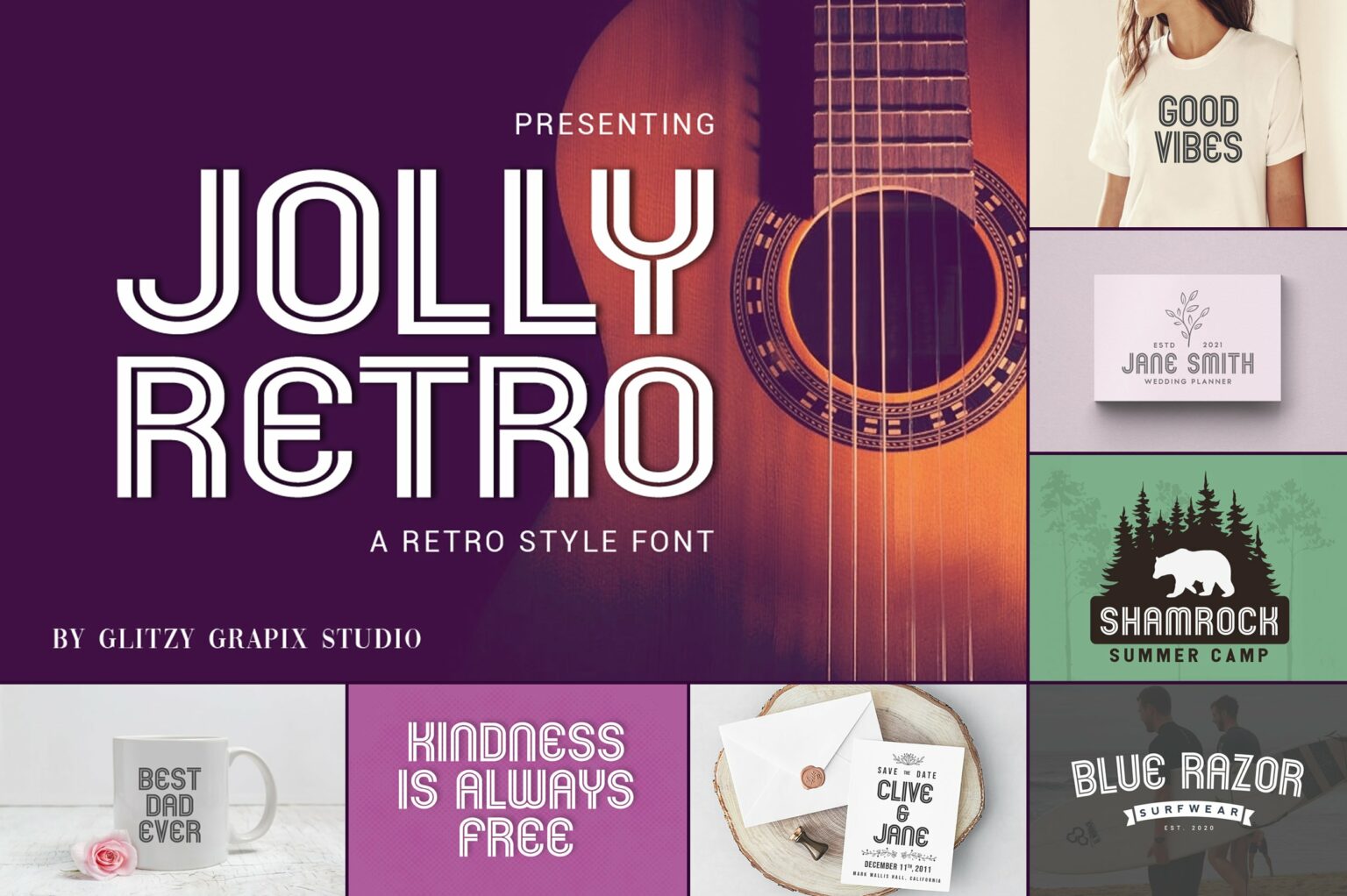 Display Font bundle -by GlitzyGrapix – MasterBundles