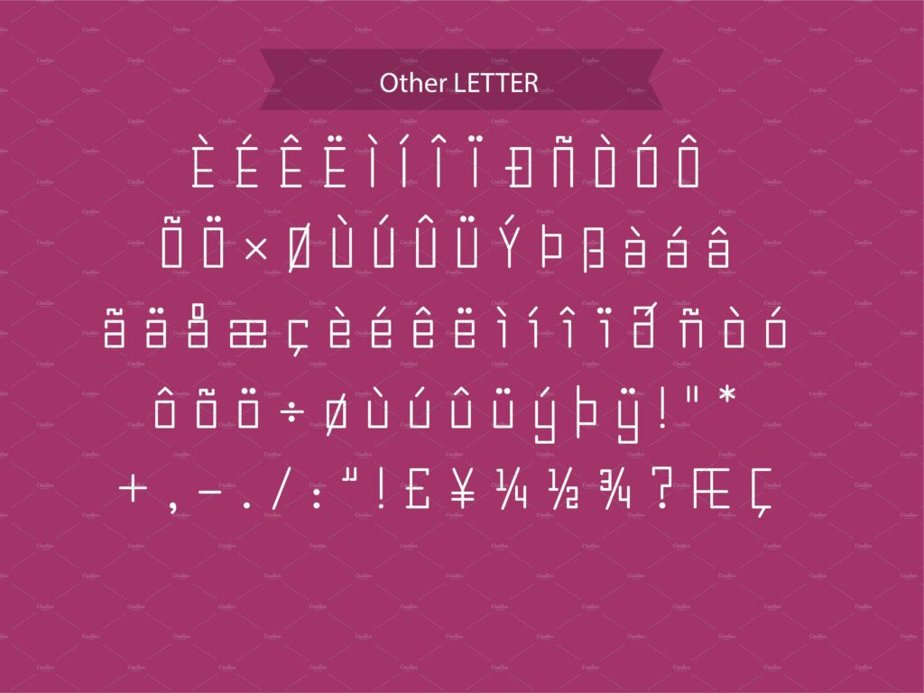 Timer Font Masterbundles