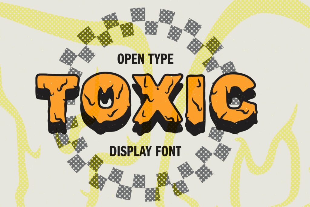 Toxic Font – MasterBundles