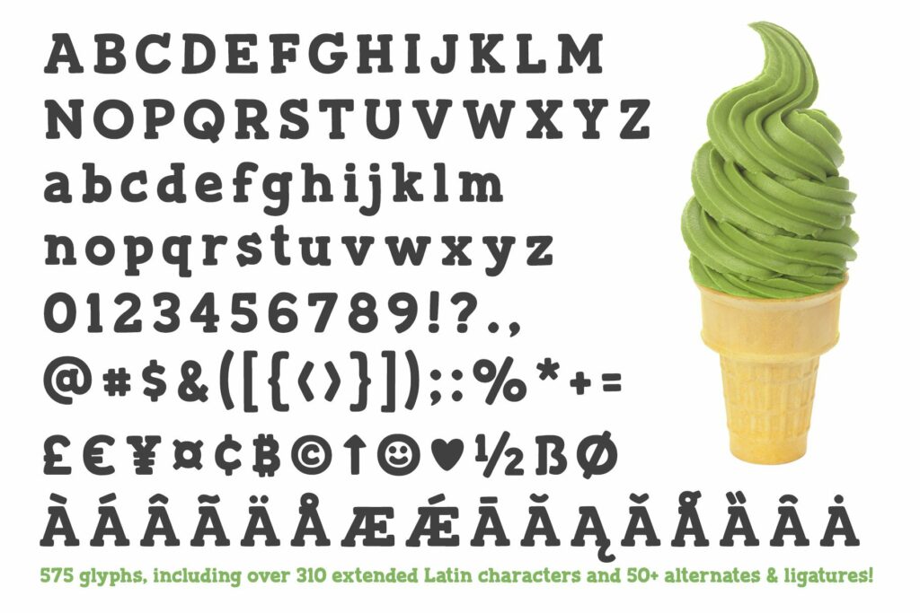 Frogurt: a fat fun slab serif font! – MasterBundles