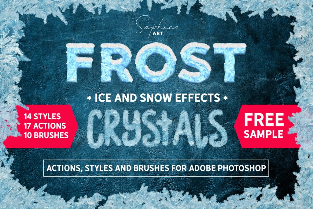 Frost Actions Styles Brushes For Ps – MasterBundles