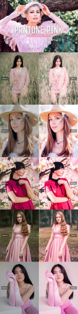 Pantone Pink Pro Lightroom Presets – MasterBundles