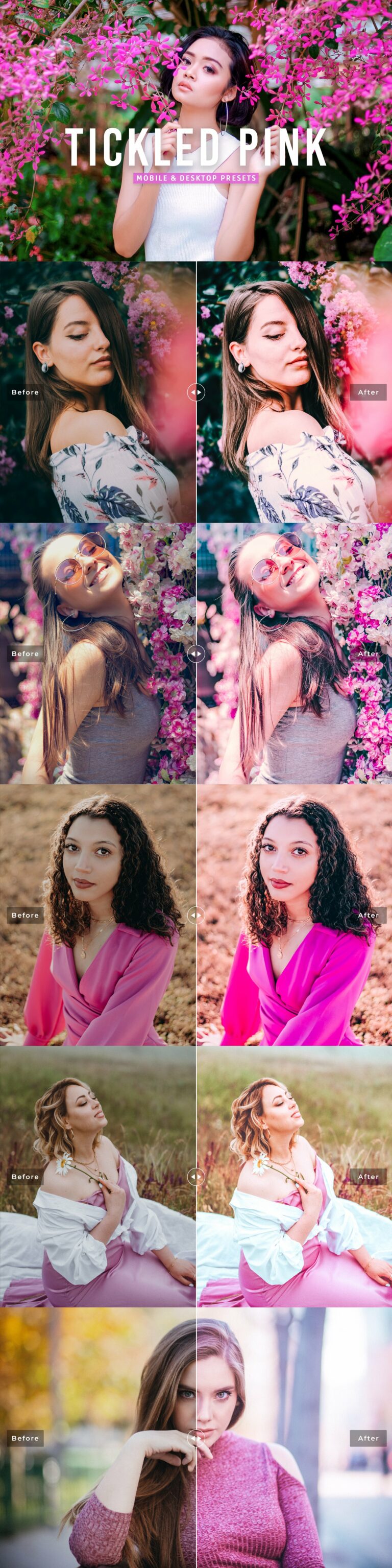 Tickled Pink Pro Lightroom Presets – MasterBundles