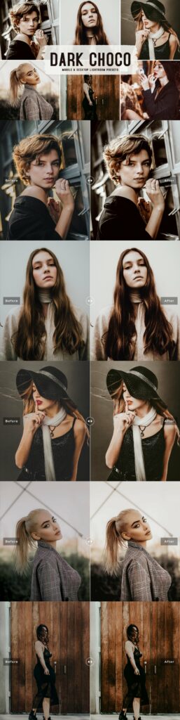 Dark Choco Pro Lightroom Presets – MasterBundles