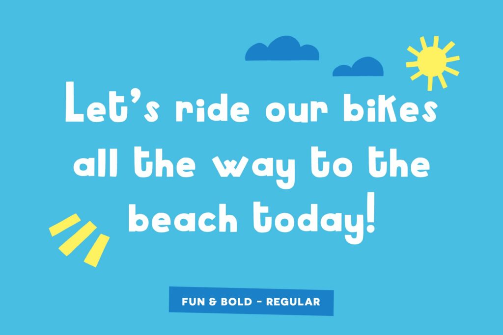 Fun & Bold handwritten font – MasterBundles