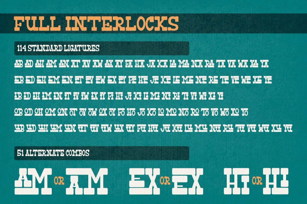Funguy - Interlocked Slab Serif Font – MasterBundles