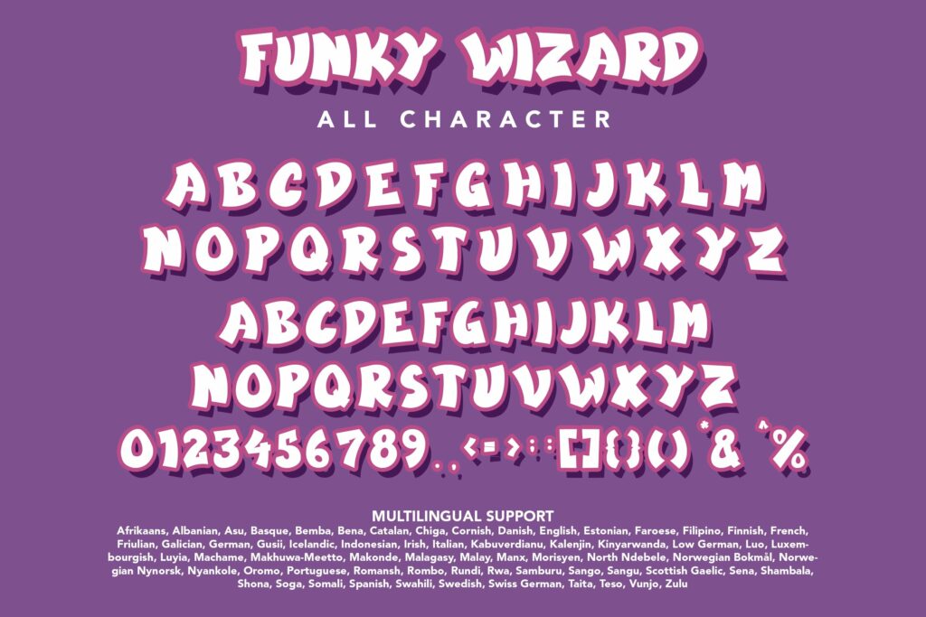 FunkyWizard - Graffiti Display Font – MasterBundles