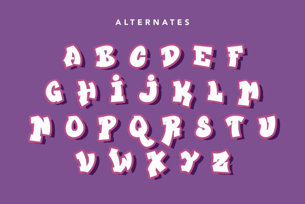 FunkyWizard - Graffiti Display Font – MasterBundles