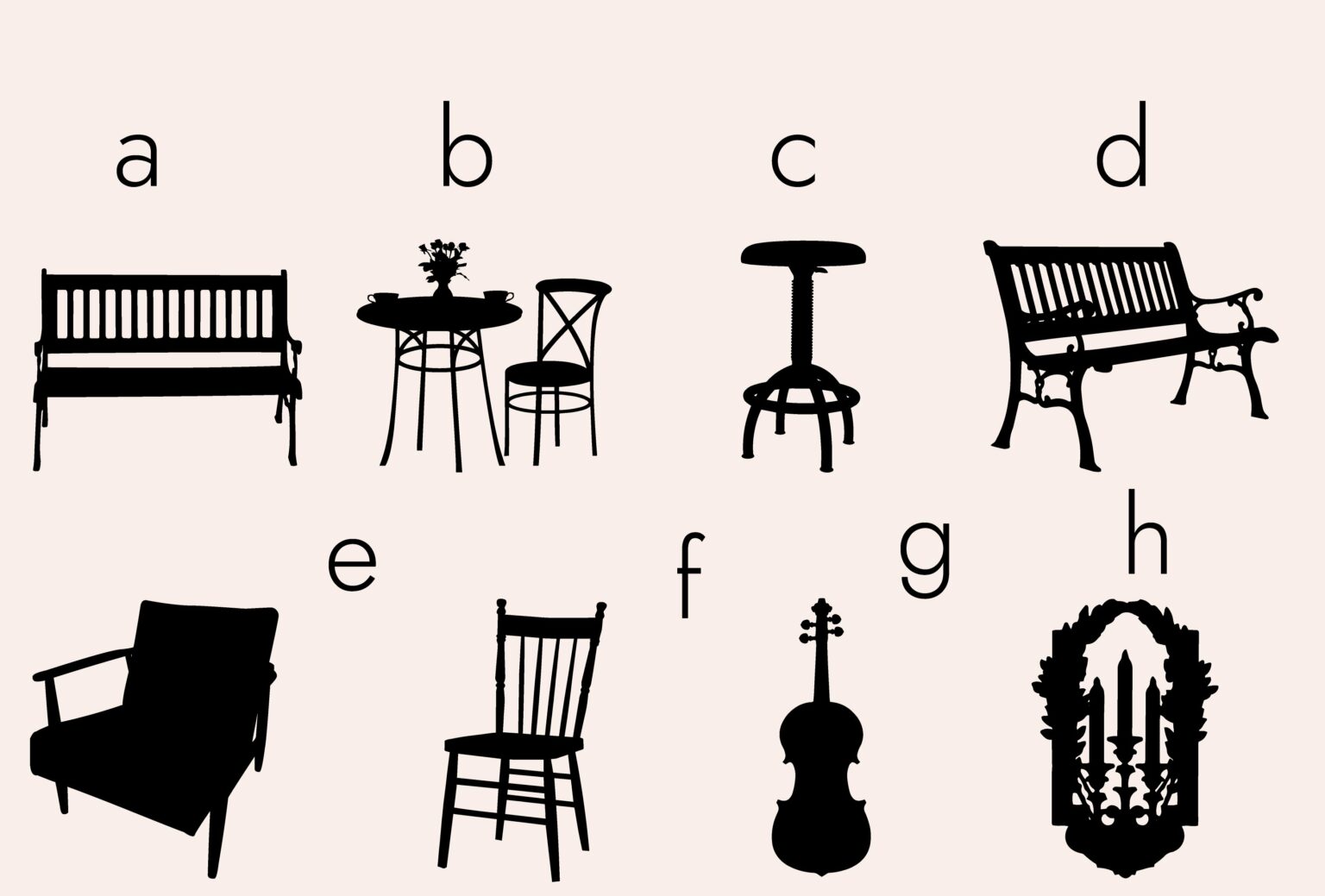 Furniture Dingbats Font – MasterBundles