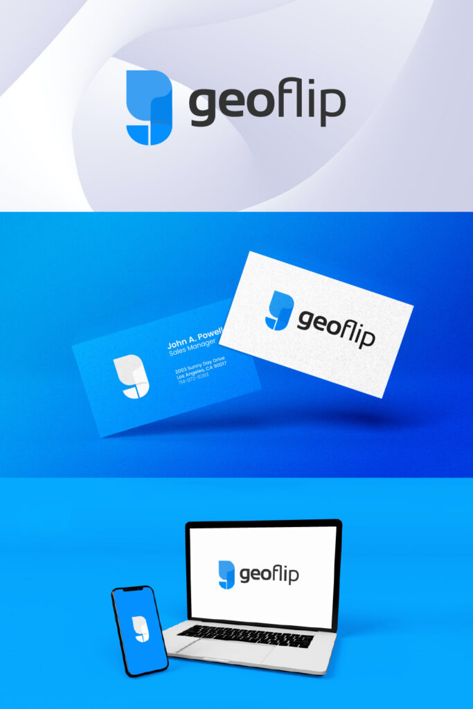 g letter mark modern monogram logo design Template - MasterBundles