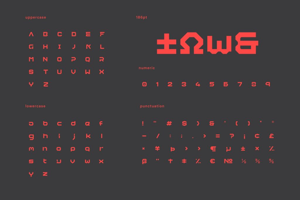 Gapky Futuristic Tech Font – MasterBundles
