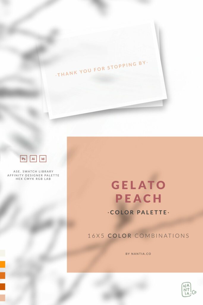 Color Palettes Swatches Peach Gelato – MasterBundles