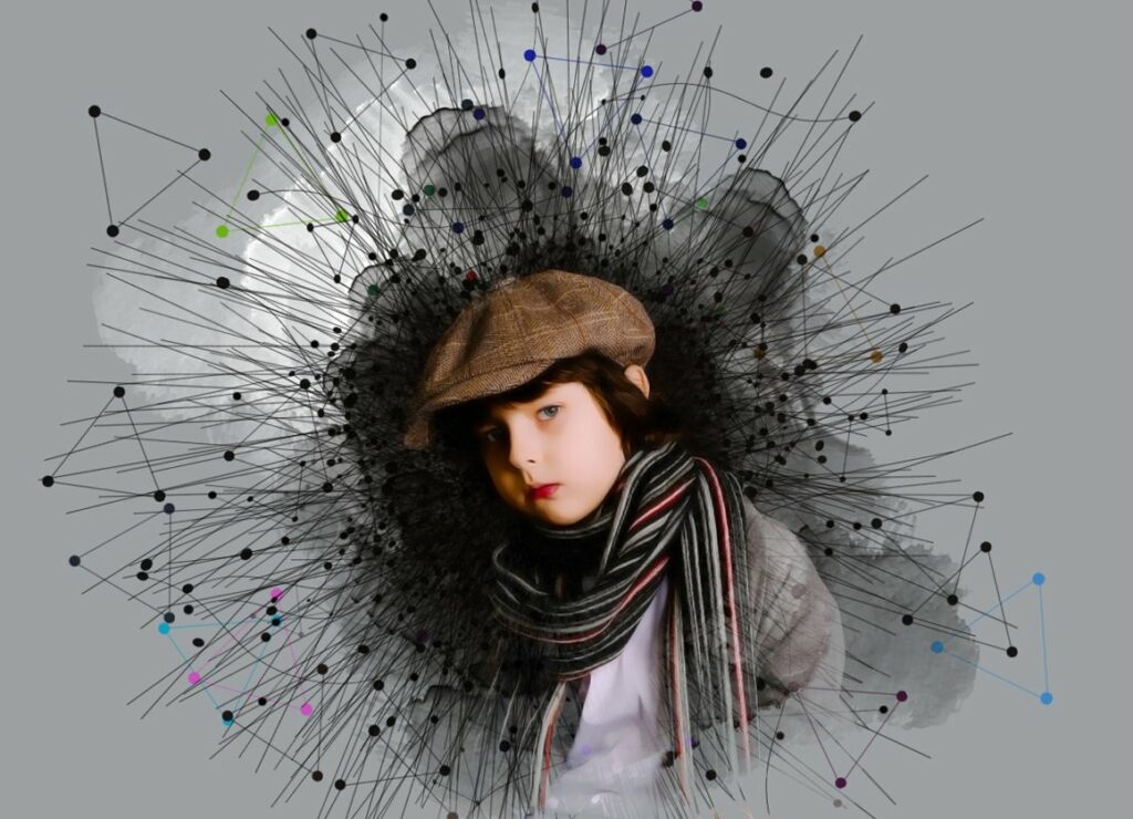 Geometric Effect Photoshop Action – MasterBundles