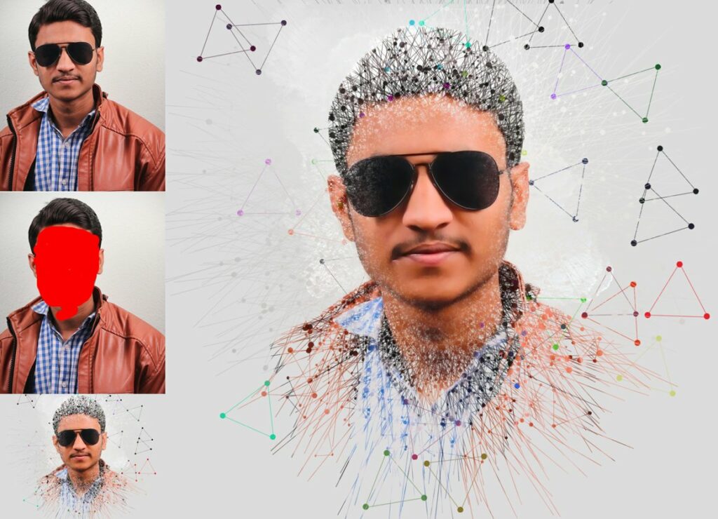 Geometric Effect Photoshop Action – MasterBundles