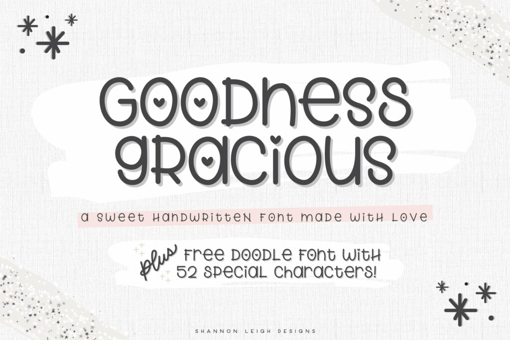 Goodness Gracious - Handwritten Font – MasterBundles