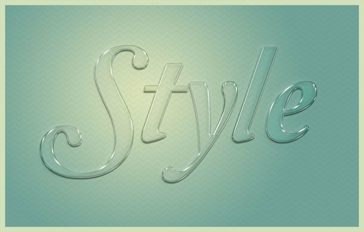 Glass Text Effect Photoshop Action – MasterBundles