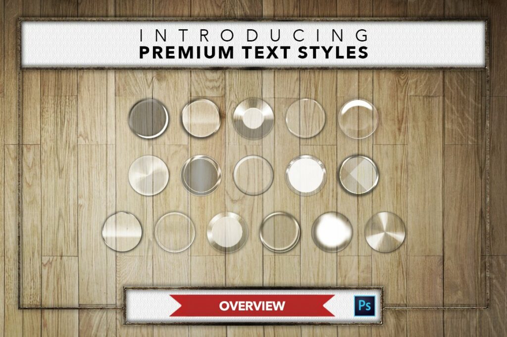 Glass #1 - 16 Text Styles – MasterBundles