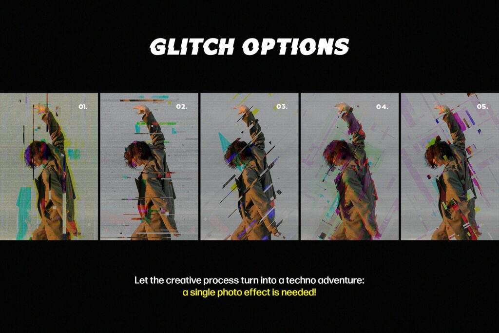 Glitch Matrix Photoshop Effect – MasterBundles