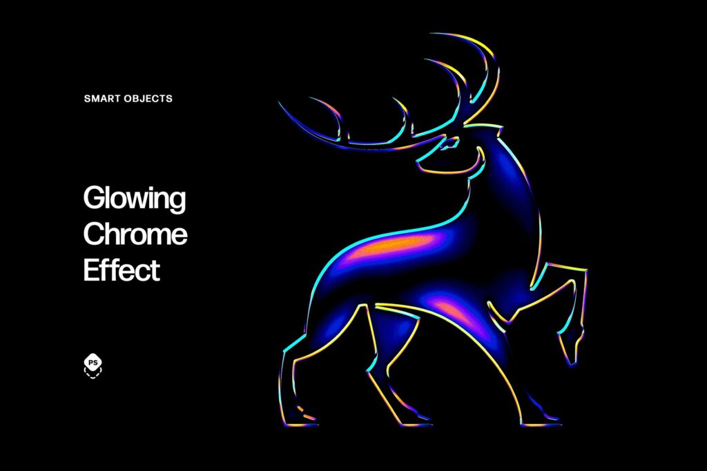 Glowing Chrome Effect – MasterBundles