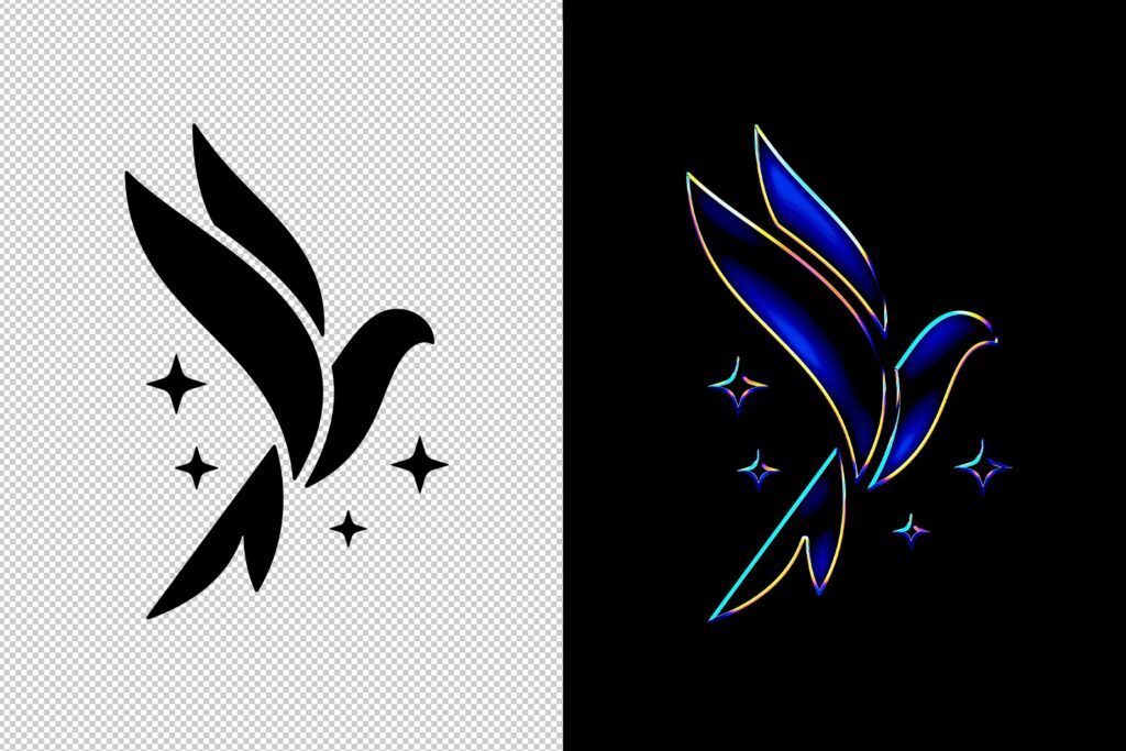 Glowing Chrome Effect – MasterBundles