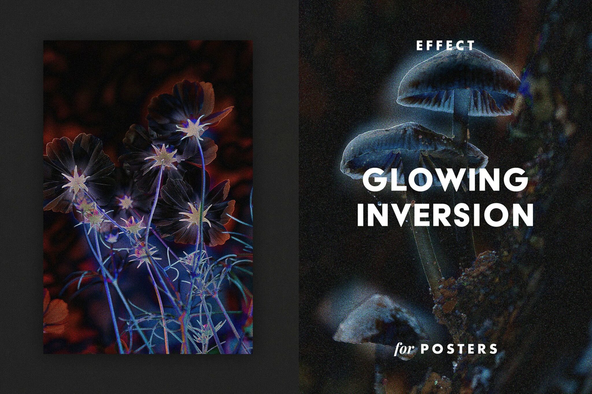 Glowing Inversion Effect for Posters – MasterBundles