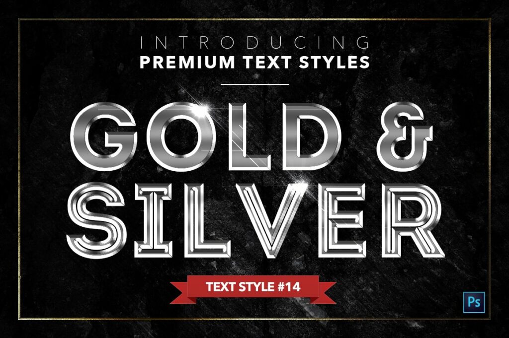 Gold & Silver #6 - 20 Text Styles – MasterBundles