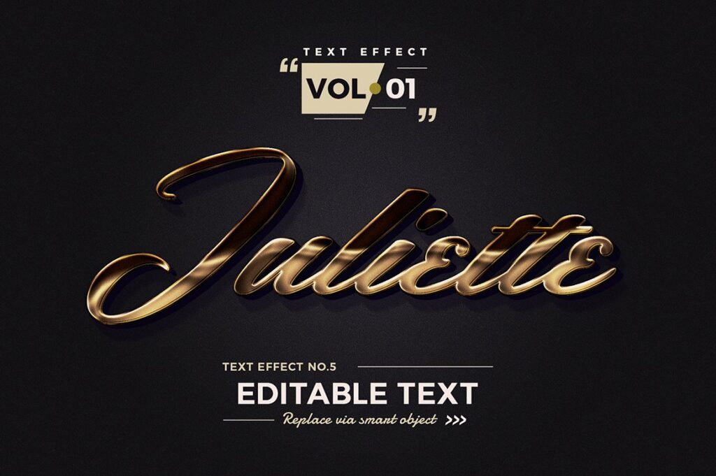 Photoshop Text Effects Volume 1 – MasterBundles