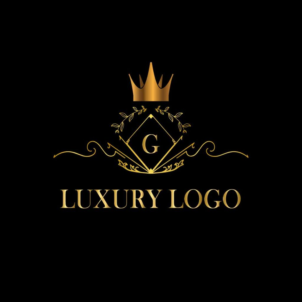 Attractive Luxury Golden Logo Design - MasterBundles