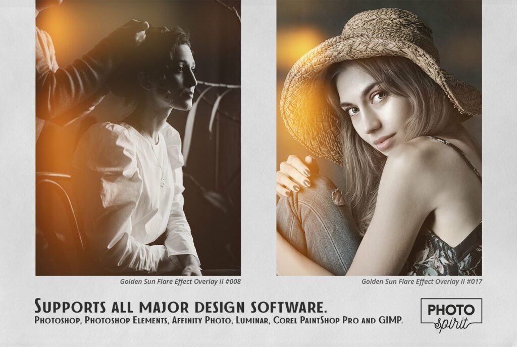 Golden Sun Flare Overlay Effect II – MasterBundles