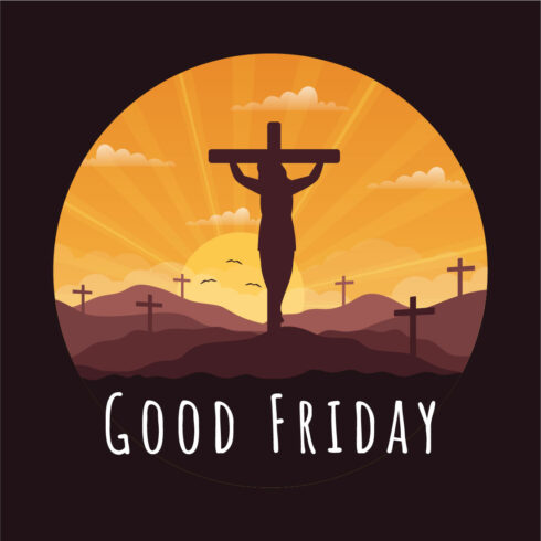 15 Happy Good Friday Illustration - MasterBundles