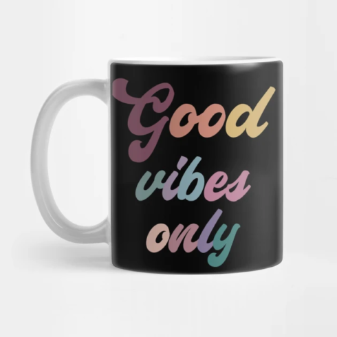 Good vibes only - Vintage typography t-shirt design vector - MasterBundles
