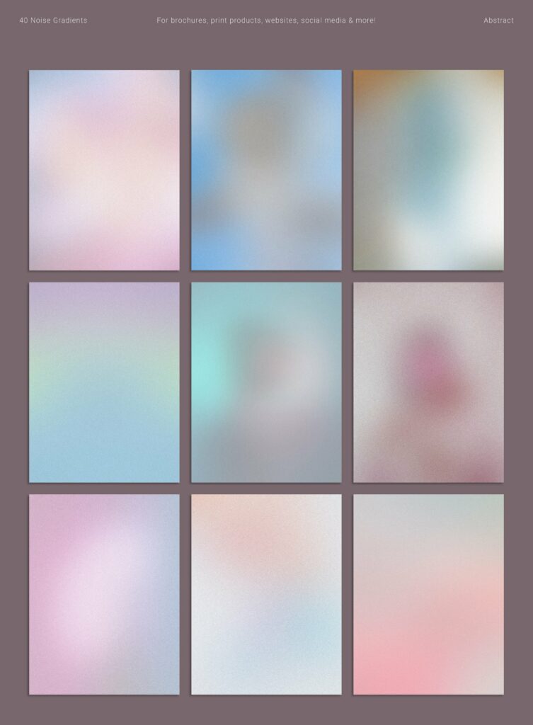 40 Gradient Backgrounds – MasterBundles