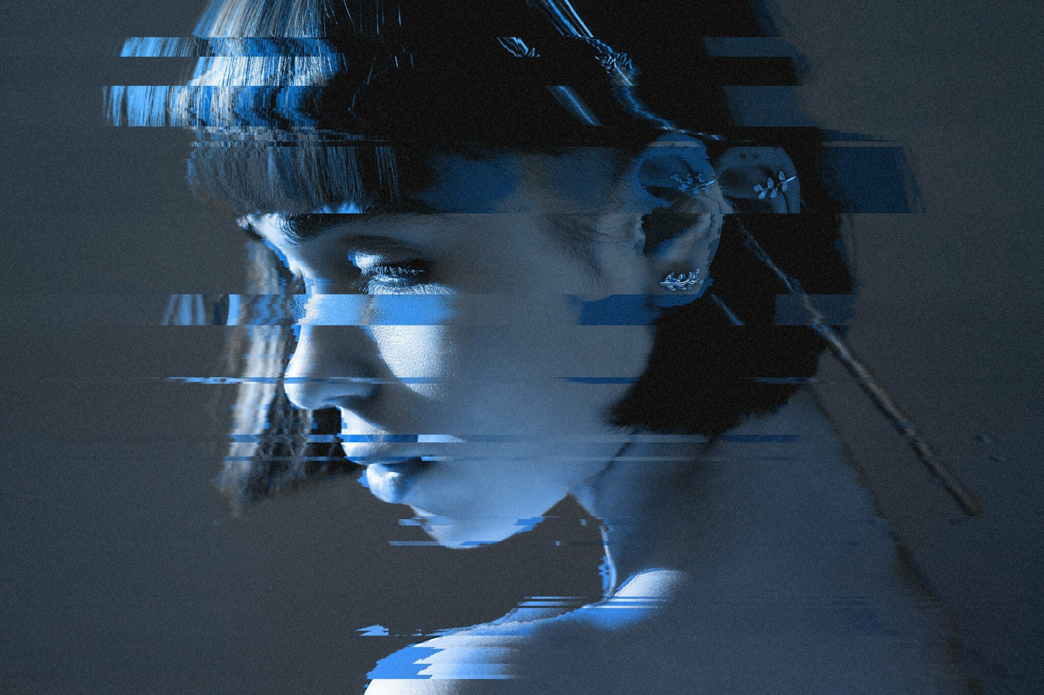 Gradient Glitch Photo Effect – MasterBundles