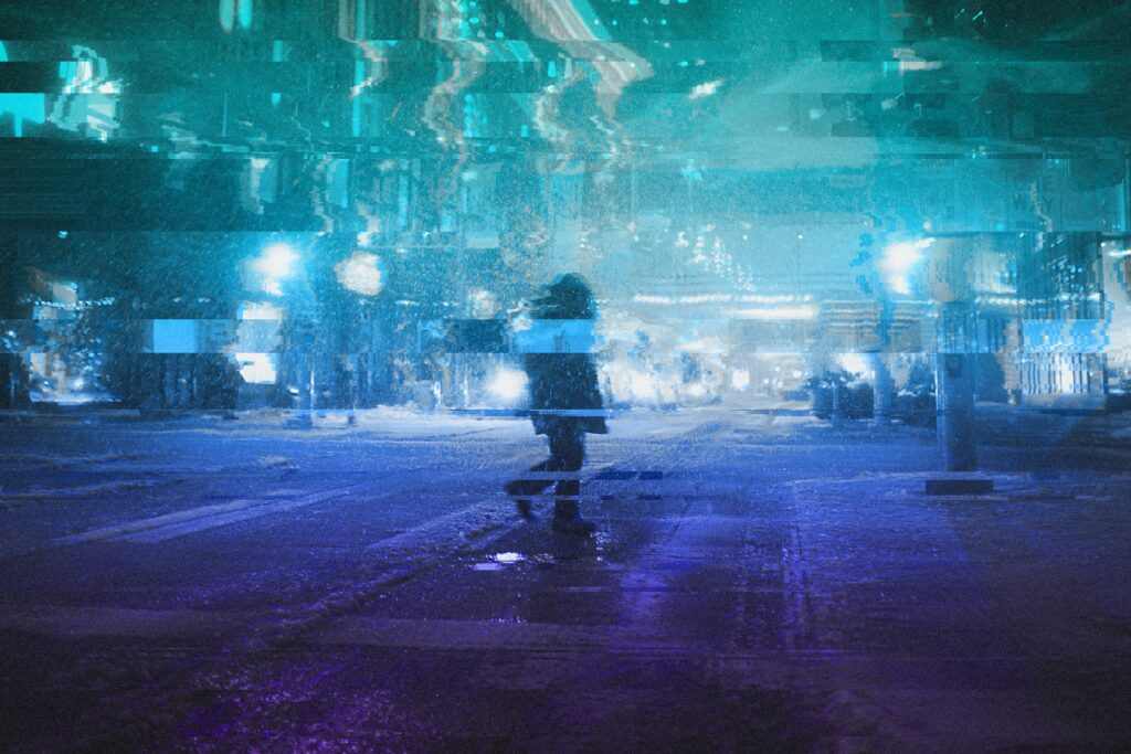 Gradient Glitch Photo Effect – MasterBundles