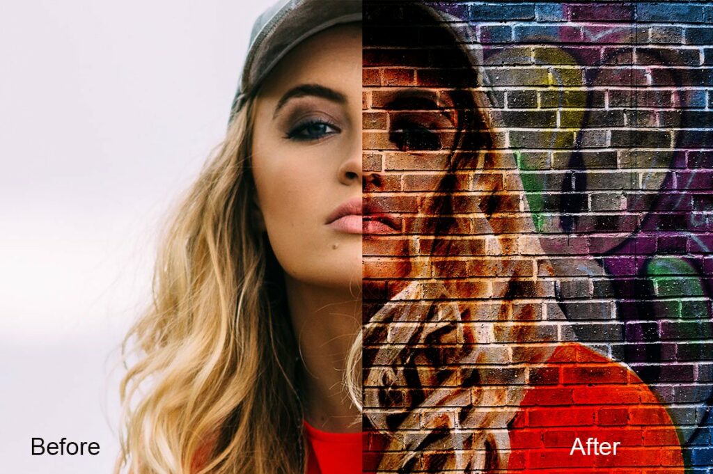 Graffiti Art Photoshop Action – MasterBundles