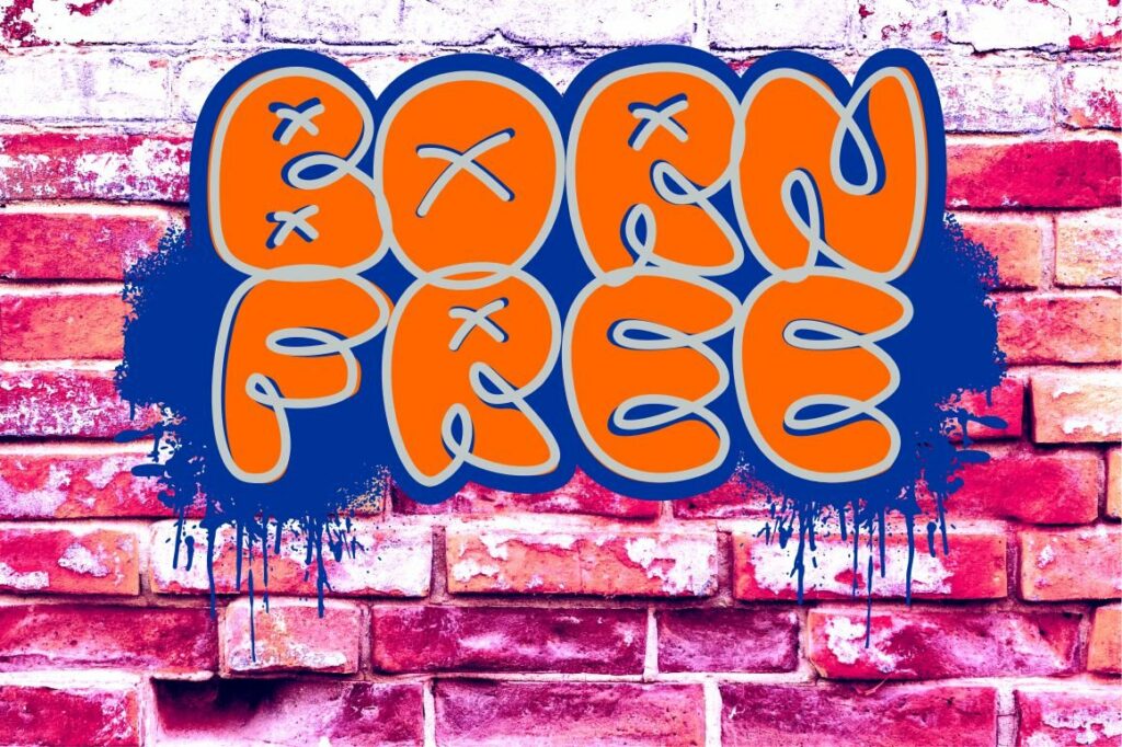 Graffiti Line - Display Graffiti – MasterBundles