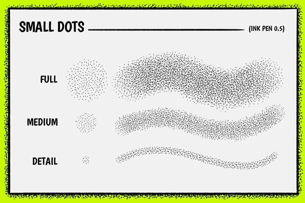 Stipple or Die | Photoshop brushes – MasterBundles