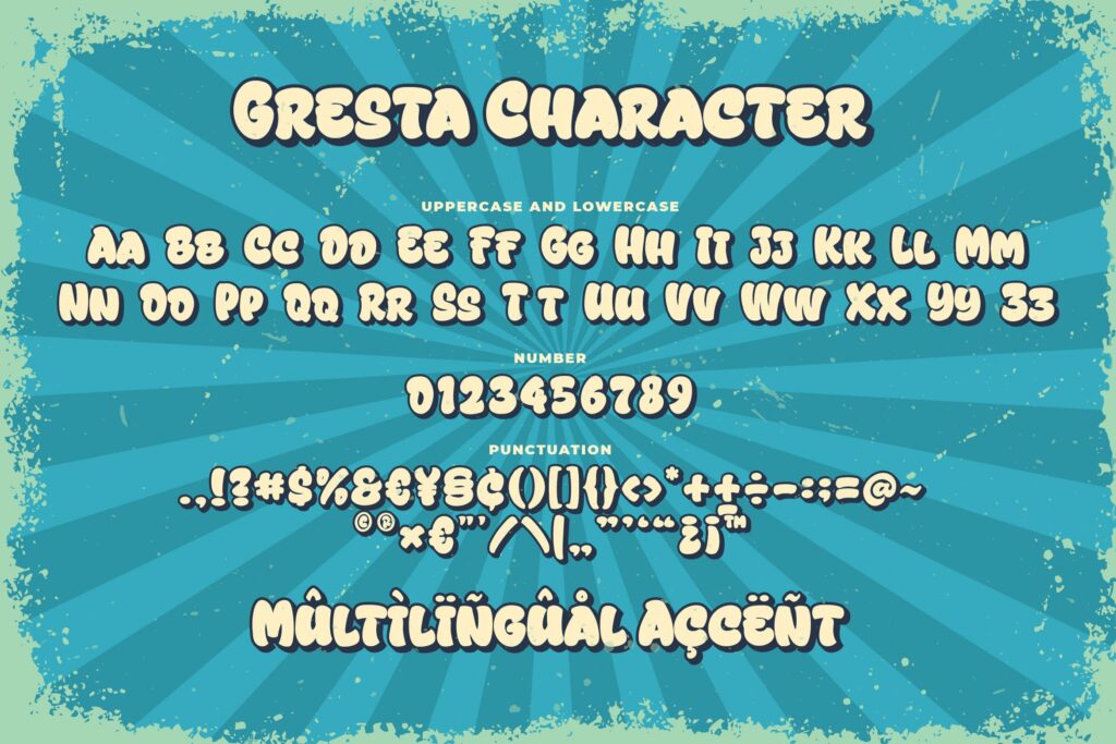 Gresta a Playful Layered Font – MasterBundles