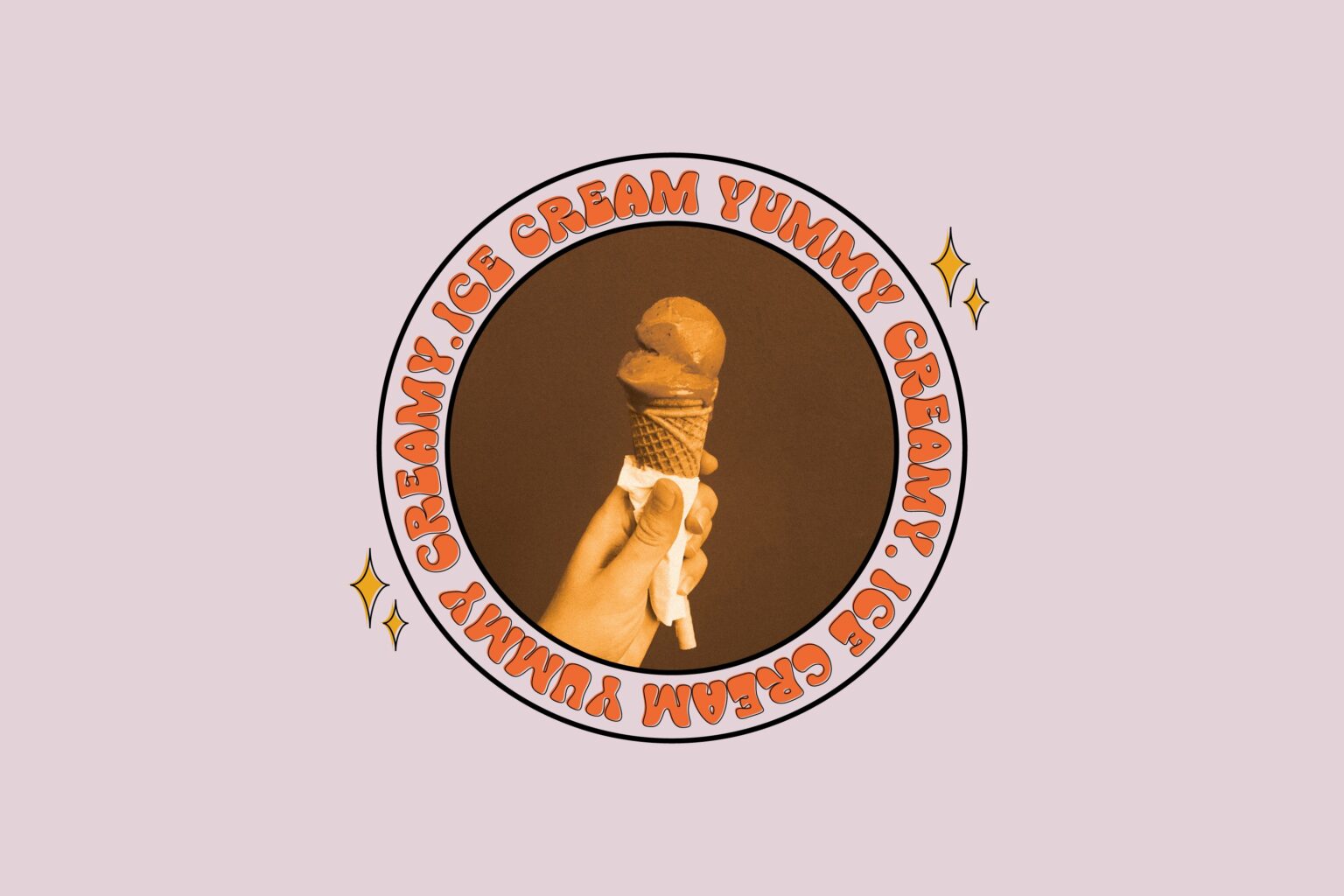 Groovy Orange - Groovy Retro – MasterBundles