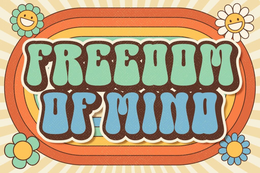 Groovy Beach a Retro Groovy Font – MasterBundles