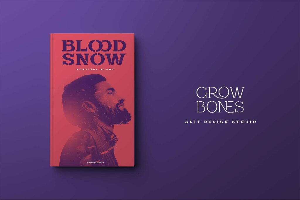 Grow Bones Family Stencil Font – MasterBundles