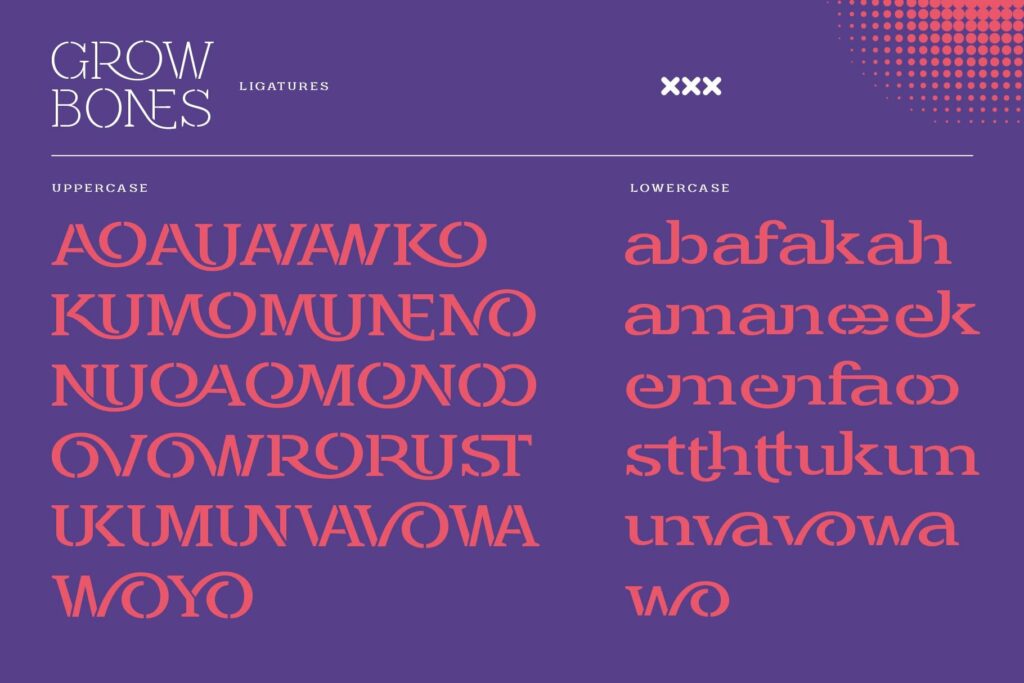 Grow Bones Family Stencil Font – MasterBundles