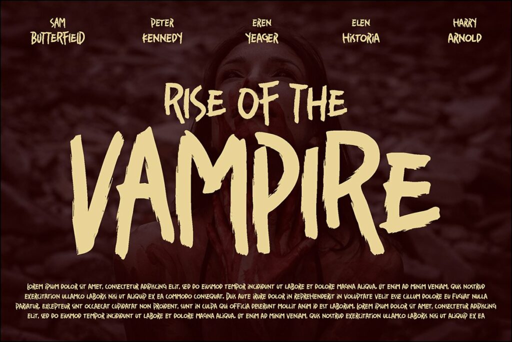 Gruesome - Horror Font – MasterBundles