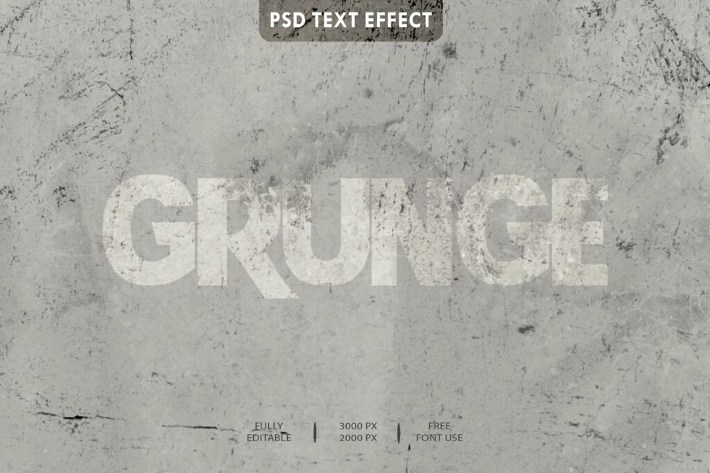 Grunge Text Effect Styles – MasterBundles