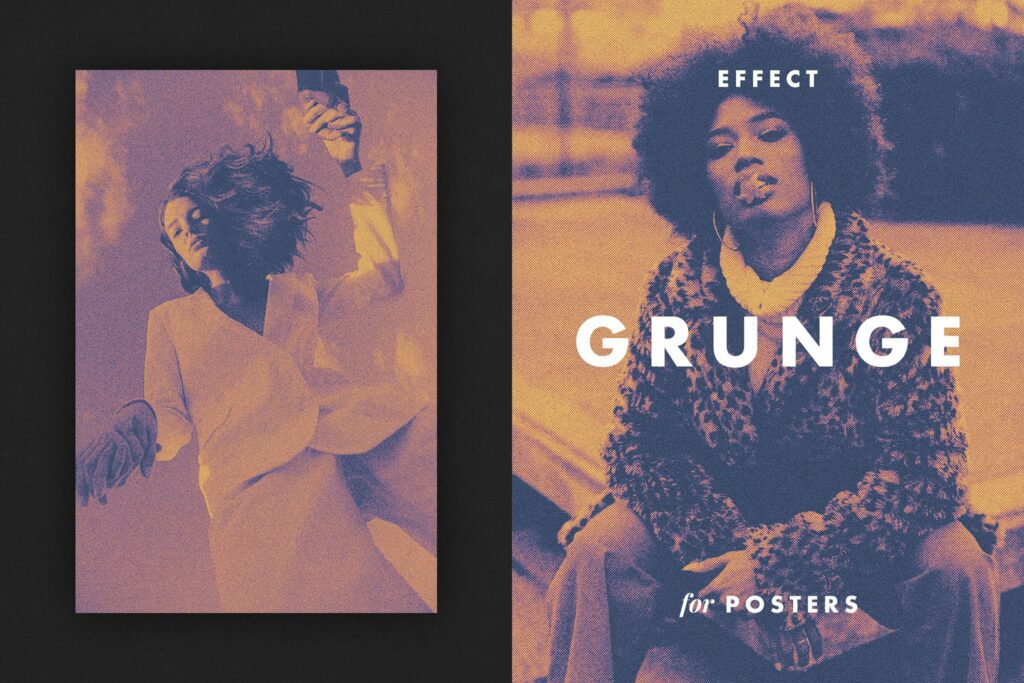 Grunge Effect for Posters – MasterBundles