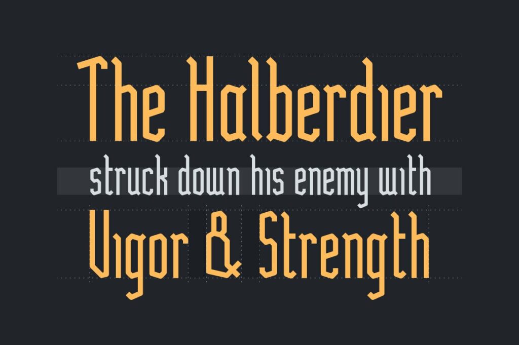 Halberd Display Font – MasterBundles