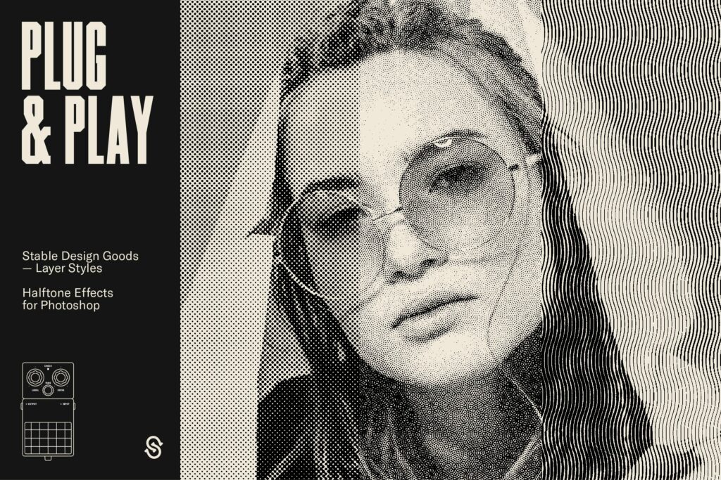 Plug & Play - Halftone Effects – MasterBundles
