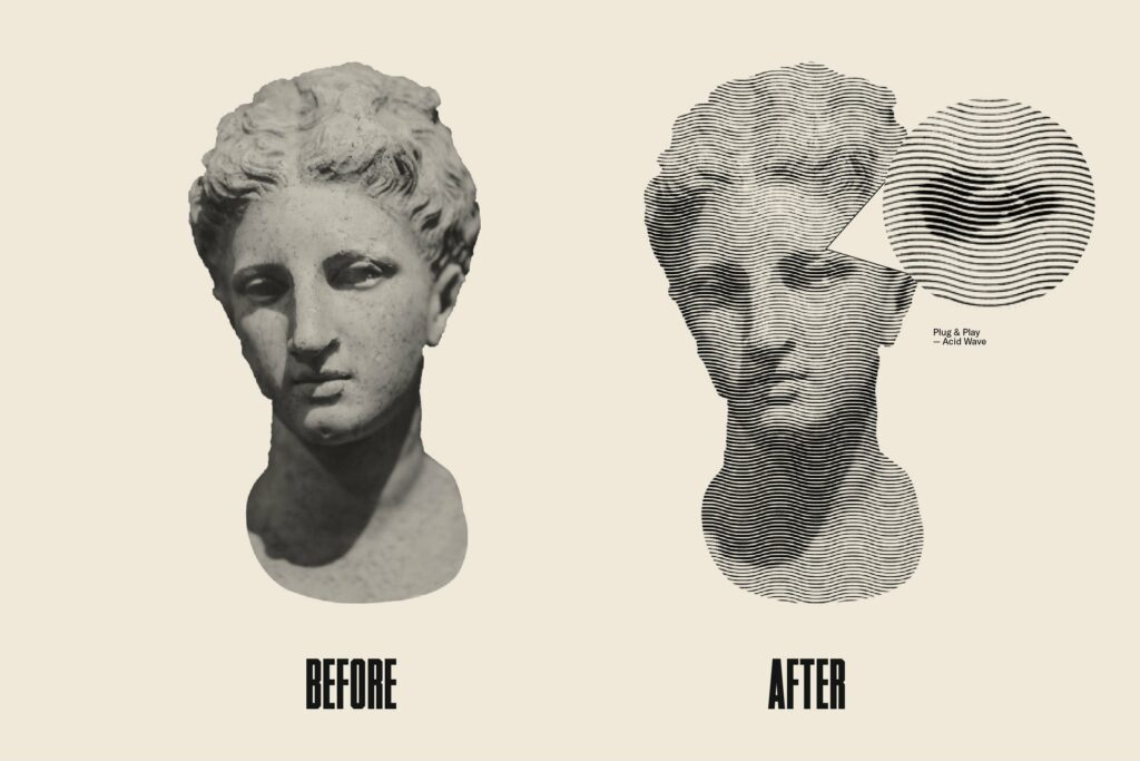 Plug & Play - Halftone Effects – MasterBundles