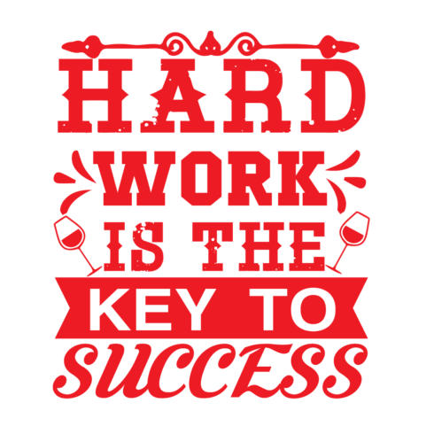 Hard work is the key to success - MasterBundles