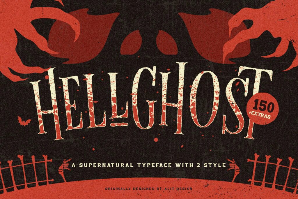 Hellghost Typeface – MasterBundles